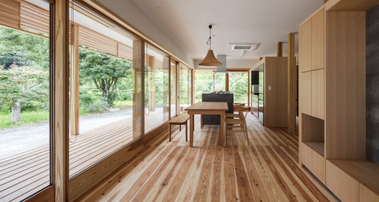 Japanese housing has always used wood as the main elements . It is ...